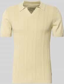 Blend Slim Fit Poloshirt in Strick-Optik Modell Baron
