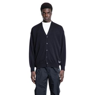 Comme Des Garçons Cotton Logo Cardigan