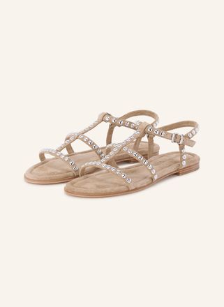 Kennel & Schmenger Sandalen Carly Mit Nieten beige