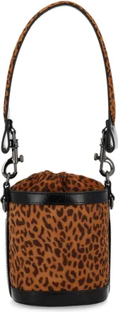 Vivienne Westwood Womens Small Kitty Bucket Bag Animalier Sheep Leather Handbags Hand
