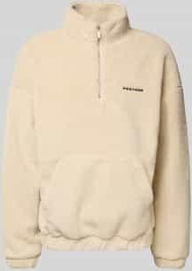 Pegador Fleecepullover mit Troyer-Kragen Modell Puka