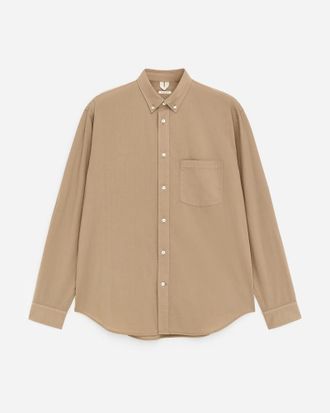 Arket Legeres Popeline-Hemd -Beige