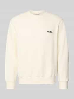 Ellesse Sweatshirt mit Rundhalsausschnitt und Label-Stitching