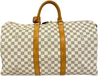 Louis Vuitton unisex, Pre-owned, Blanc, Taille: ONE Size Sac Week-end Pre-owned