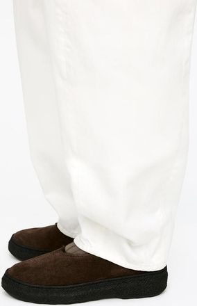 Arket Chunky Ballerina Aus Veloursleder -Braun