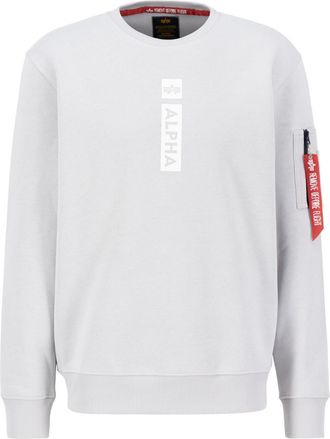 Alpha Industries Alpha Industries Herren Rp Für Sweatshirt, Pastel Grey, M EU