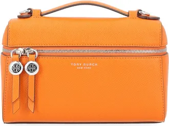 Tory Burch Womens Bag Romy Slim Orange Cow Leather Handbags Hand