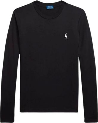 Ralph Lauren Femme, Pulls, Noir, Taille: 44 FR Maille Ras du Cou