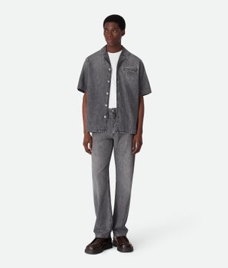 Bottega Veneta Gerade Jeans Mit Schwarzer Vintage-waschung - Bottega Veneta