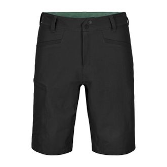Ortovox PELMO Shorts M - Leichte, strapazierfähige Bergshorts mit schmaler Passform für leichte Alpintouren - SCHWARZ - Herren - S