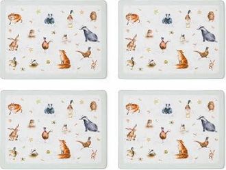 Portmeirion Wrendale Tischunterlage 4 St&uuml;ck (s)