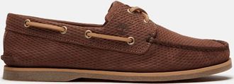 Timberland Klassischer Lake House 2-&Ouml;sen-Bootsschuh f&uuml;r Herren in Dunkelbraun, Herren, Braun, Gr&ouml;&szlig;e
