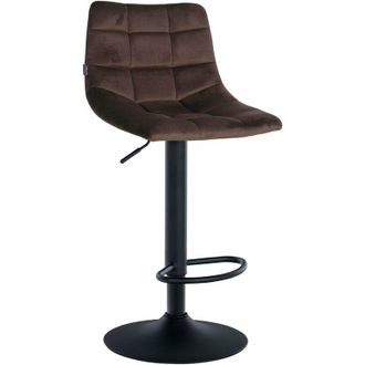 Clp Barhocker Jerry Samt braun schwarz