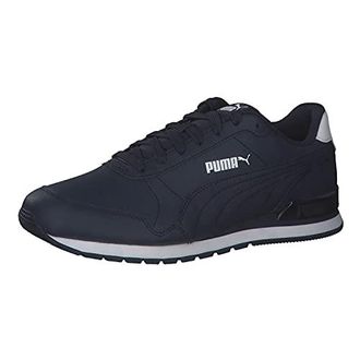 Puma ST Runner v2 Full L Baskets Mixte, Peacoat-Puma blanc 44.5 EU