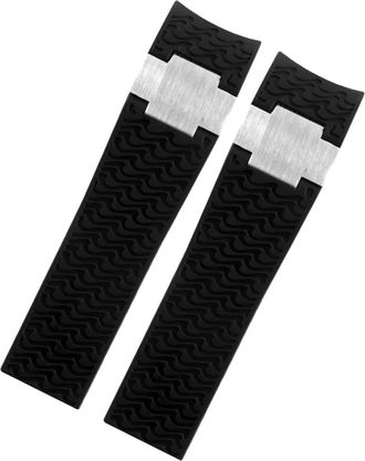 Generic Wasserdichtes Uhrenarmband für Silikon-Gummi-Armband, Sport-Handgelenkarmbänder, Ersatz-Zubehör