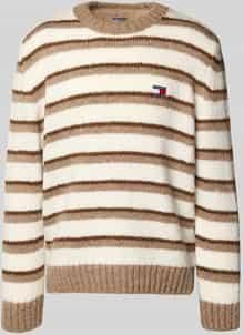 Tommy Jeans Regular Fit Strickpullover mit Alpaka-Anteil