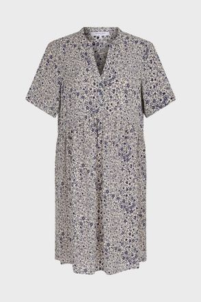 Gerard Darel Robe courte droite &agrave; fleurs - ENNALITA - Ecru