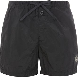 Stone Island Short de bain effet froiss&eacute;