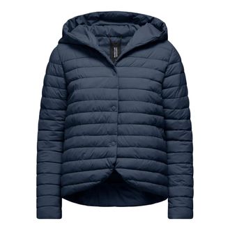 Bomboogie Femme, Vestes, Bleu, Taille: 46 FR Veste matelass&eacute;e en nylon extensible avec boutons