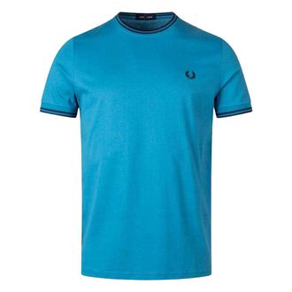 Fred Perry T-Shirt f&uuml;r Herren (Blaugr&uuml;n)