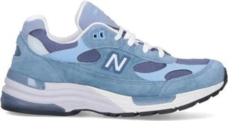 New Balance Low-Top Sneaker - Suede Sneakers With Rounded Toe - Gr. 4_5 - in Blau - f&uuml;r Damen