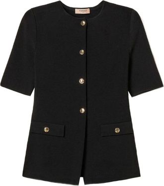 Twinset Femme, Pulls, Noir, Taille: 44 FR Cardigan