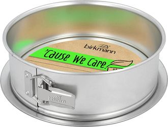 RBV BIRKMANN Birkmann, Cause we care Springform, Ø 26 cm, Weißblech, mit Flachboden, PFOA- und PFOS-frei, 889026