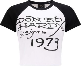 Ed Hardy T-Shirt Panther Ringer