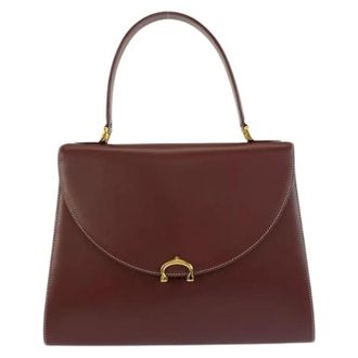 Cartier Sac &agrave; main en cuir Must Line Pre-owned - Femme - Pre-owned - Rouge - Taille: ONE Size