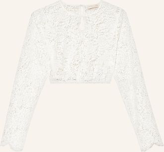 Krüger Krüger Dirndlbluse Raffaella Aus Spitze weiss