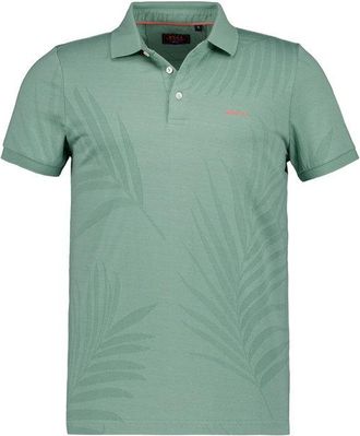 N.Z.A. Herren Polo-Shirt gr&uuml;n Baumwoll-Jersey