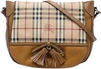 Burberry Sac port&eacute; &eacute;paule Pre-owned - Femme - Pre-owned - Beige - Taille: ONE Size