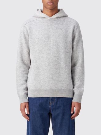 Maison Kitsun&eacute; Sweat &agrave; capuche double face en laine et cachemire