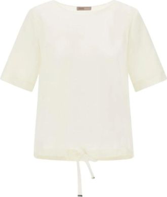 Herno Femme, Tops, Blanc, Taille: 48 FR Blusa in Viscose