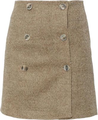 By Malene Birger Lima Wollrock - - Skirts - Damen - Beige - L