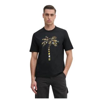 Paul Smith Bedrucktes Baumwoll-T-Shirt - - Tops - Herren - Schwarzk - S