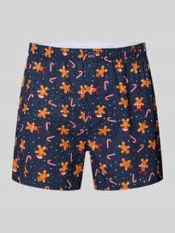 Christian Berg Boxershorts im Allover-Look mit elastischem Bund