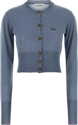 Vivienne Westwood Femme, Pulls, Bleu, Taille: 38 FR Bea Cardigan