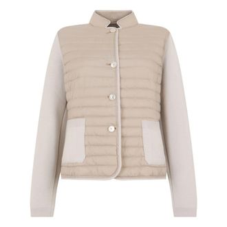 Moorer Kurze Steppjacke - - Jackets - Damen - Beige - 3XL