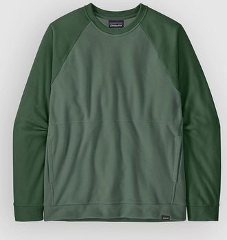 Patagonia Micro D Crewneck Sweater canopy green