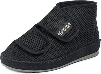 Aerosoft Bottes 6062-4P Chausson Femmes Hommes Respirantes antidérapantes (Le Noir, Numeric_46)