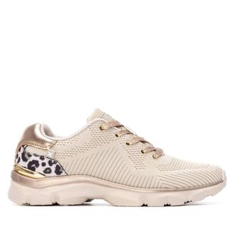 Xti Sportschuhe Sneaker Damen Beige - Bequeme und vielseitige Schuhe - Casual Mode - Modell 14436102 (Gr&ouml;&szlig;e 37)
