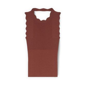 Motivi Pullover mit Muschelkanten und R&uuml;ckenausschnitt - - Knitwear - Damen - Braun - M