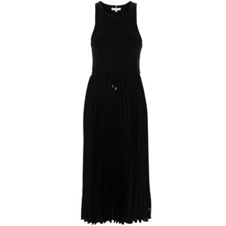 Tommy Hilfiger Femme, Robes, Noir, Taille: 34 FR Robe Midi Noire Classique