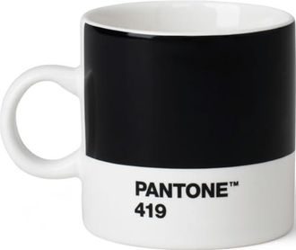 Copenhagen Design Pantone Espressotasse, Porzellan, Black 419, 6.1 x 6.1 x 8.2 cm