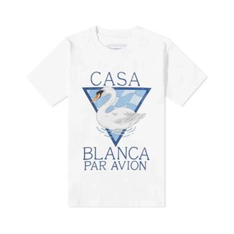 Casablanca Par Avion T-Shirt - - Tops - Herren - Wei&szlig; - 2XL