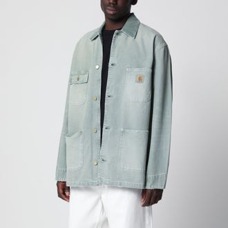 Carhartt Work in Progress Overshirt in Shady Green/Destroy Washed