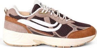 Genesis Damen vegan Sneaker G 99 Spotted Sole Cognac Beige Grau