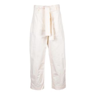 Twinset Chino Hose - - Trousers - Damen - Wei&szlig; - L