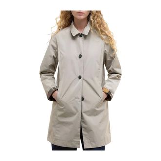 Barbour Femme, Manteaux, Beige, Taille: 48 FR Imperm&eacute;able R&eacute;versible Ivoire
